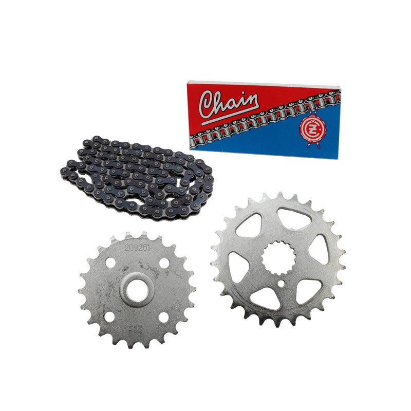 Veriga Favorit 90 členov in zobnik (26/22ML) A3 kolo s špicam Tomos