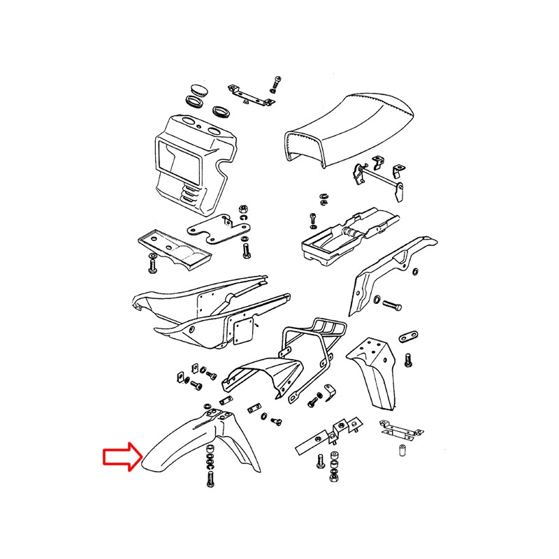 Blatnik sprednji ATX Tomos