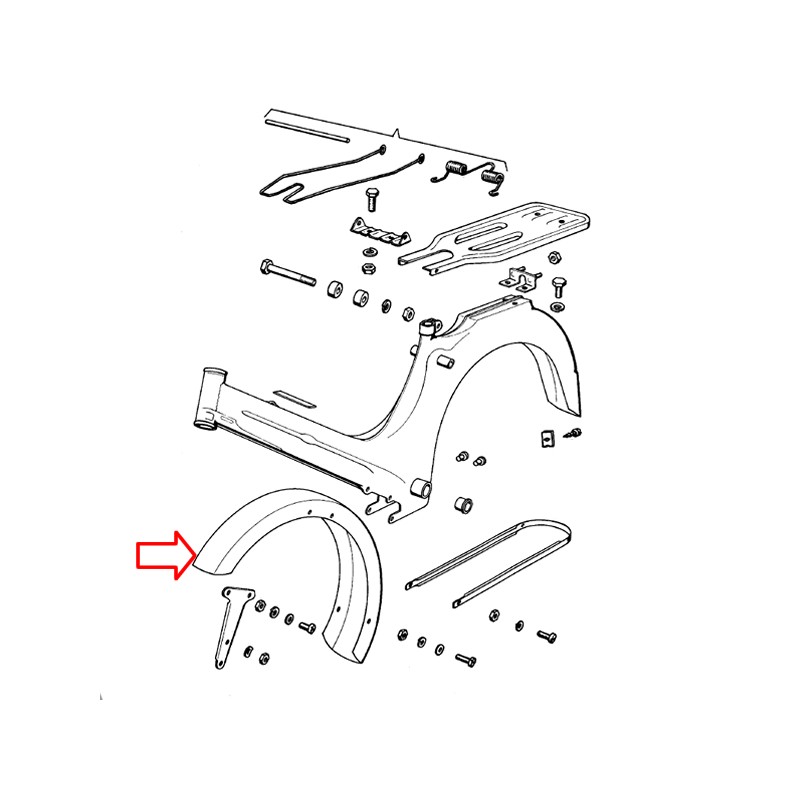Blatnik sprednji APN4 Tomos